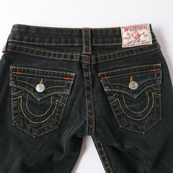 True Religion | Jeans | True Religion Dark Gray Jeans Size 25 | Poshmark